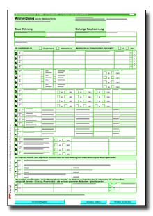 Anmeldung bei der Meldebehörde • DE Formular Download